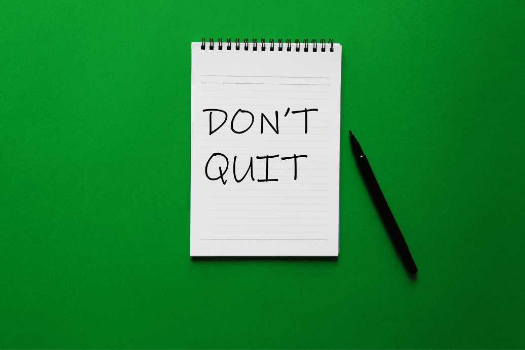 LEARNING NOT TO QUIT (PART 1) - Genesis Health Solutions